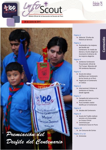 Info SCOUT 75 - Scouts del PerÃº