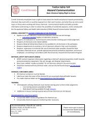 toolbox talk template - Environmental Health & Safety