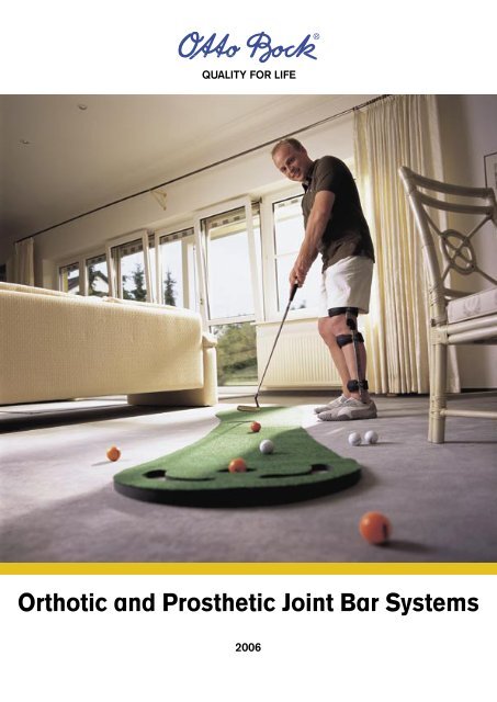 Otto Bock Joint Bar Catalogue - Kinetech Medical