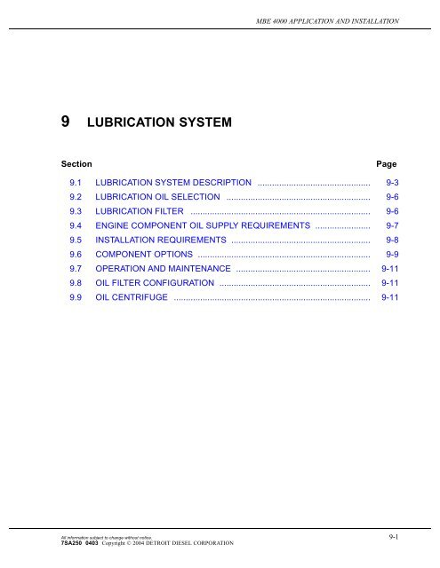 mbe 4000 application and installation - ddcsn