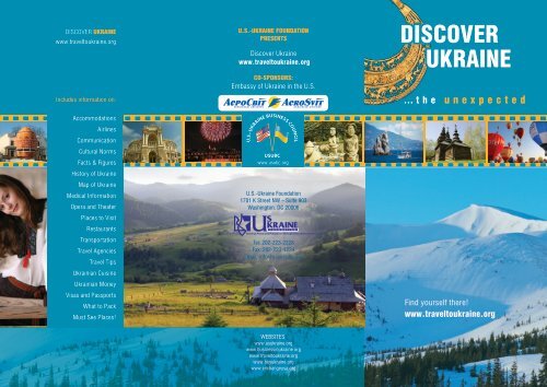 Discover Ukraine Brochure - Travel to Ukraine