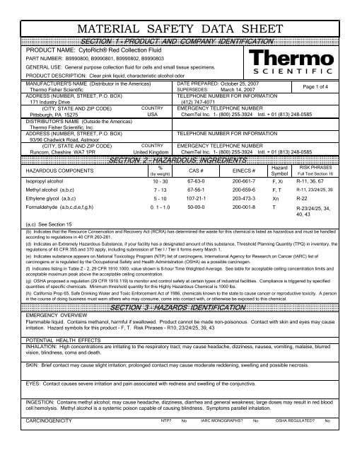 CytoRich Red Collection Fluid - Thermo Scientific