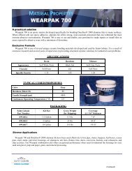 Wearpak 750 Material Property Data Sheet - Saint-Gobain Wear ...