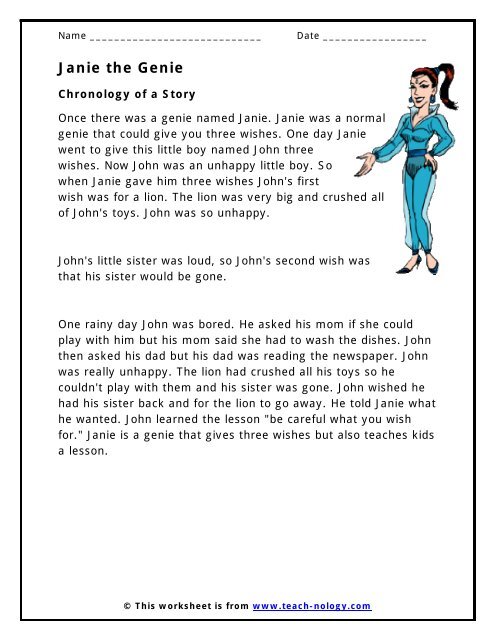 Janie the Genie - Teach-nology