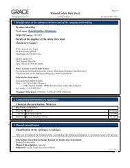 Bituthene® 8000 / 8000 HC Waterproofing Membrane ... - W.R. Grace