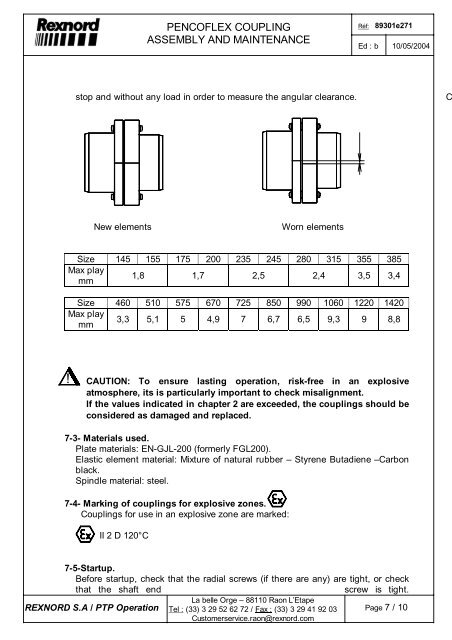 PENCOFLEX COUPLINGASSEMBL