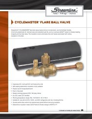 CYCLEMASTERÂ® Ball Valves - Mueller Industries