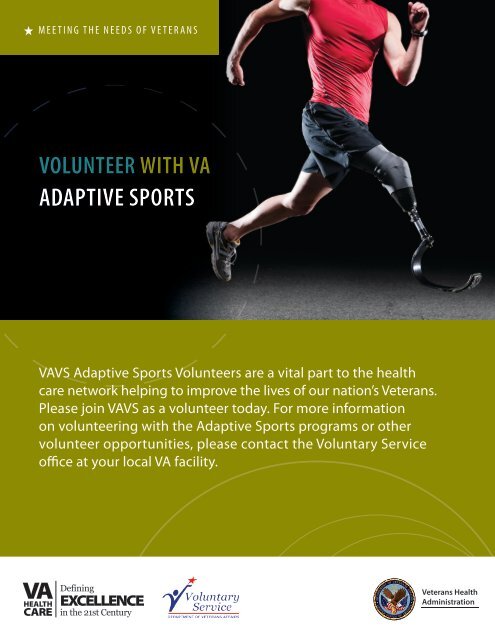 Adaptive Sports Brochure - VA Voluntary Service