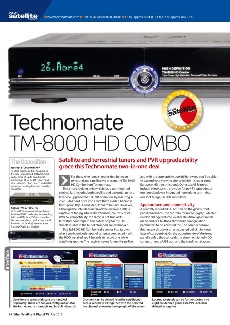 test satellite - Technomate