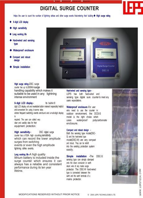 DIGITAL SURGE COUNTER