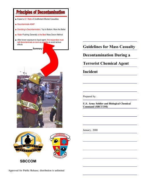 Guidelines for Mass Casualty Decontamination During a ... - Terrorism