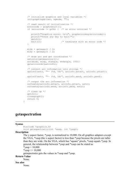 initialize graphics initialize graphics