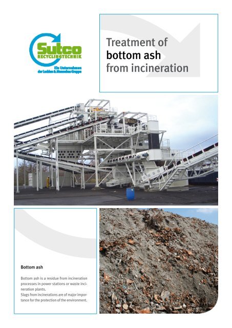 Treatment of bottom ash from incineration - SUTCO ...