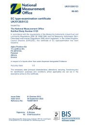 EC type-examination certificate UK/0126/0022 Revision 12 - emetas