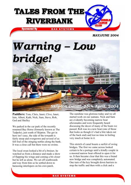 May - Ribble Canoe Club