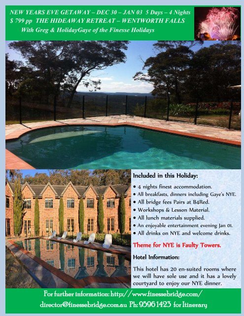 Brochure - Finesse Bridge Club