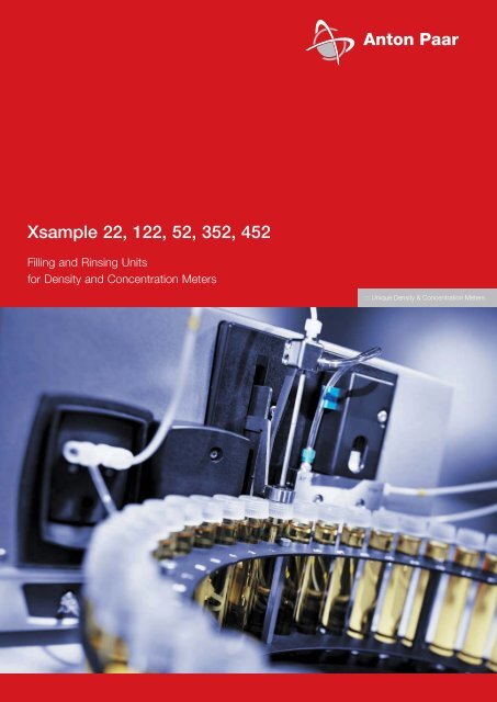 Xsample 22, 122, 52, 352, 452 - MEP Instruments