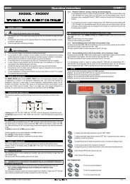 MODBUS-RTU DIXELL devices