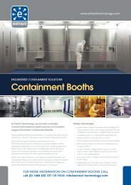 Containment Isolators Brochure - Extract Technology