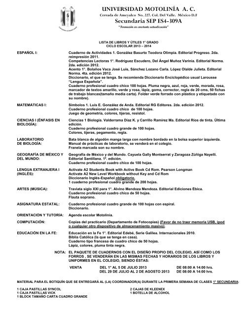 Universidad Motolinia Logo COLEGIO MOTOLINIA Escuela Privada En