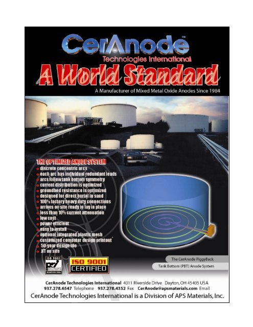 CerAnode Piggy-Back Tank System - E-MAC Corrosion Inc.
