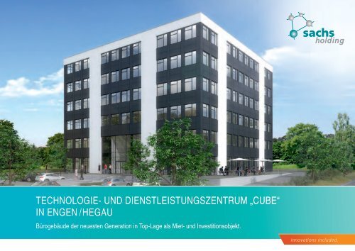 technologie- und dienstleistungszentrum „cube“ in engen / hegau