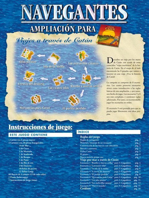 Reglas Navegantes de Catan