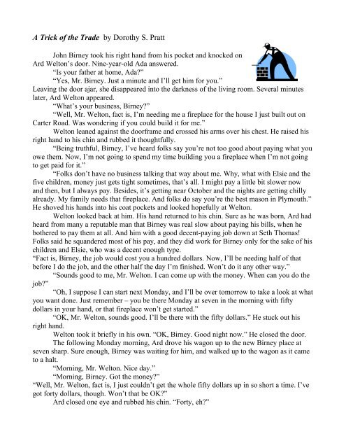 A Trick of the Trade by Dorothy S