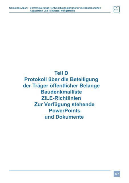 7. Teil D Anhang