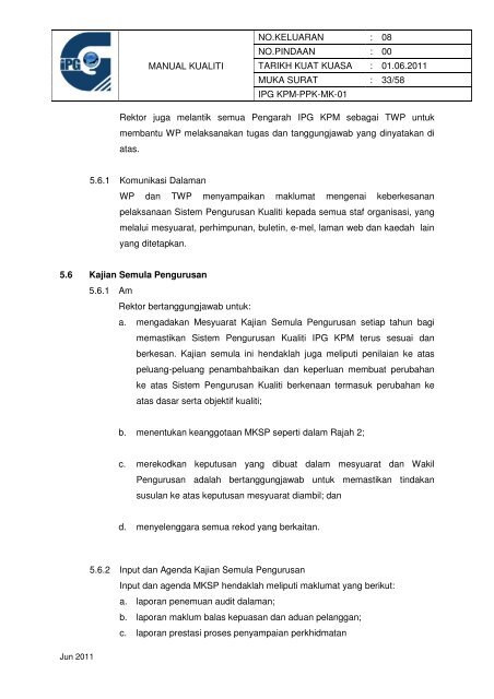 MANUAL KUALITINO.KELUARAN