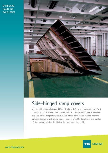 Side-hinged ramp covers MARINE - TTS Group ASA