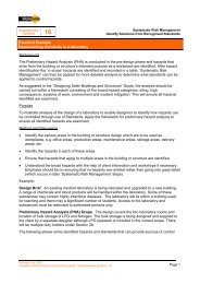 Hazard Analysis Worksheet