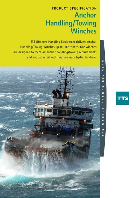 Anchor Handling/Towing Winches - TTS Group ASA