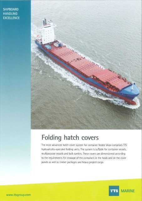 Folding hatch covers - TTS Group ASA