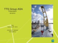 Piggy-back hatch covers - TTS Group ASA