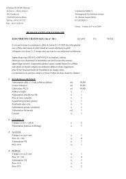 Devis Quantitatif Estimatif - Mairie de grilly