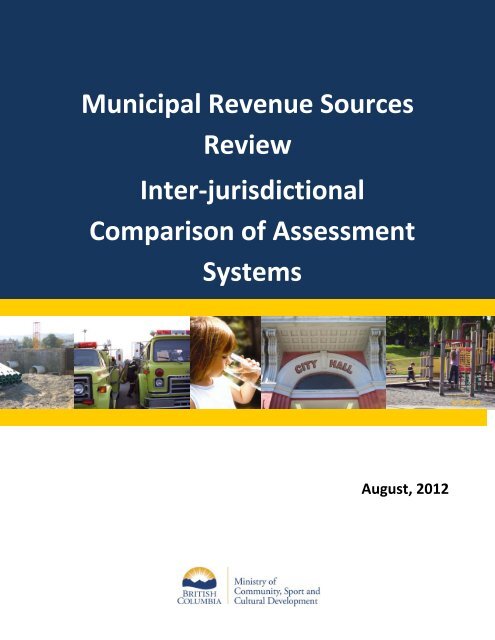 Inter-jurisdictional Comparison of Assessment Systems - Ministry of ...