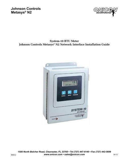 Johnson Controls Metasys® N2