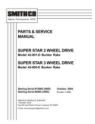 PARTS & SERVICE MANUAL SUPER STAR 2 WHEEL ... - Smithco