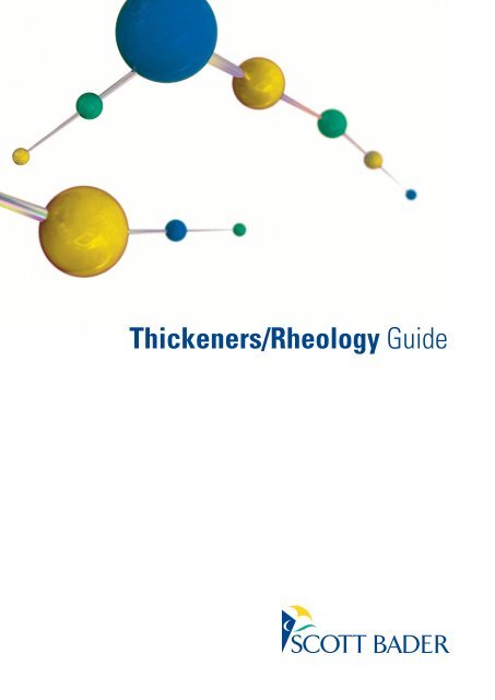 Thickeners/Rheology Guide - Scott Bader