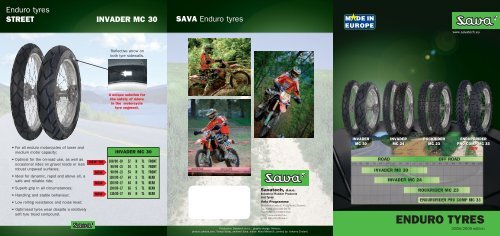 SAVA ENDURO TYRES - Savatech