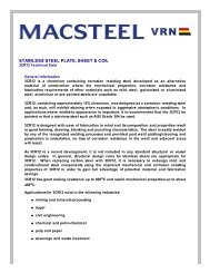 Hardness Conversion Chart - Macsteel