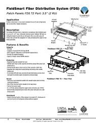 Fiber Distribution System (FDS) Patch Panel – 24 Port - Clearfield