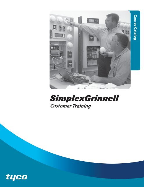 Customer Training Catalog - Tyco Safety Products Institute