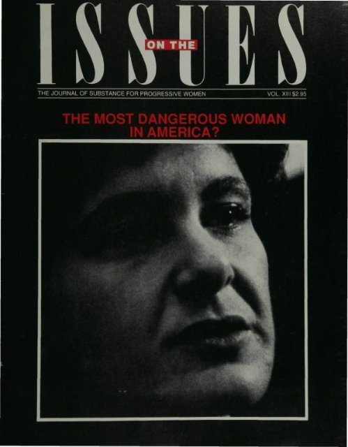 view entire issue in pdf format - On The Issues Magazine