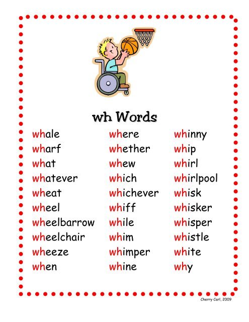 wh words.pdf - Word Way
