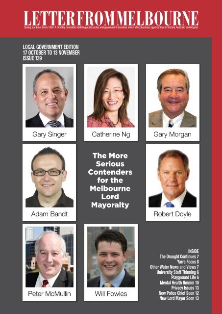 local government - Letter from Melbourne