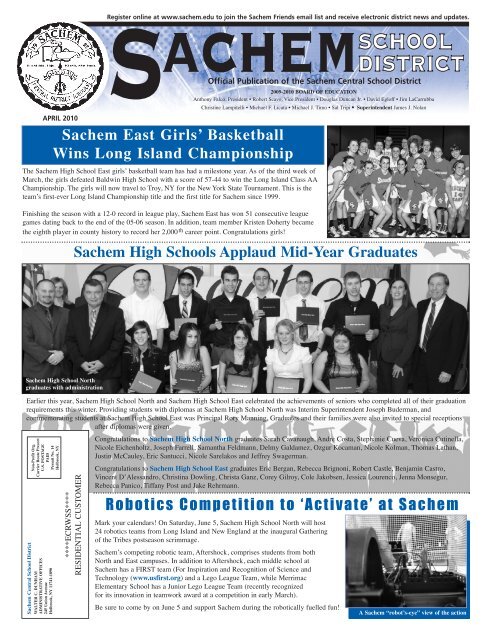 FEB NEWSLETTER - Sachem
