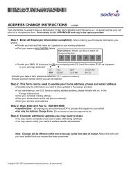SODEXO EMPLOYEE HANDBOOK - I am Sodexo