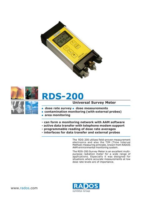 RDS 200 Universal Survey Meter